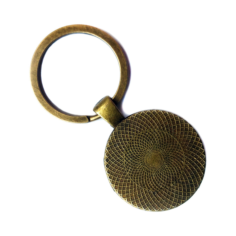 Ancient Map North South America Canada Antique Bronze Keychain ...